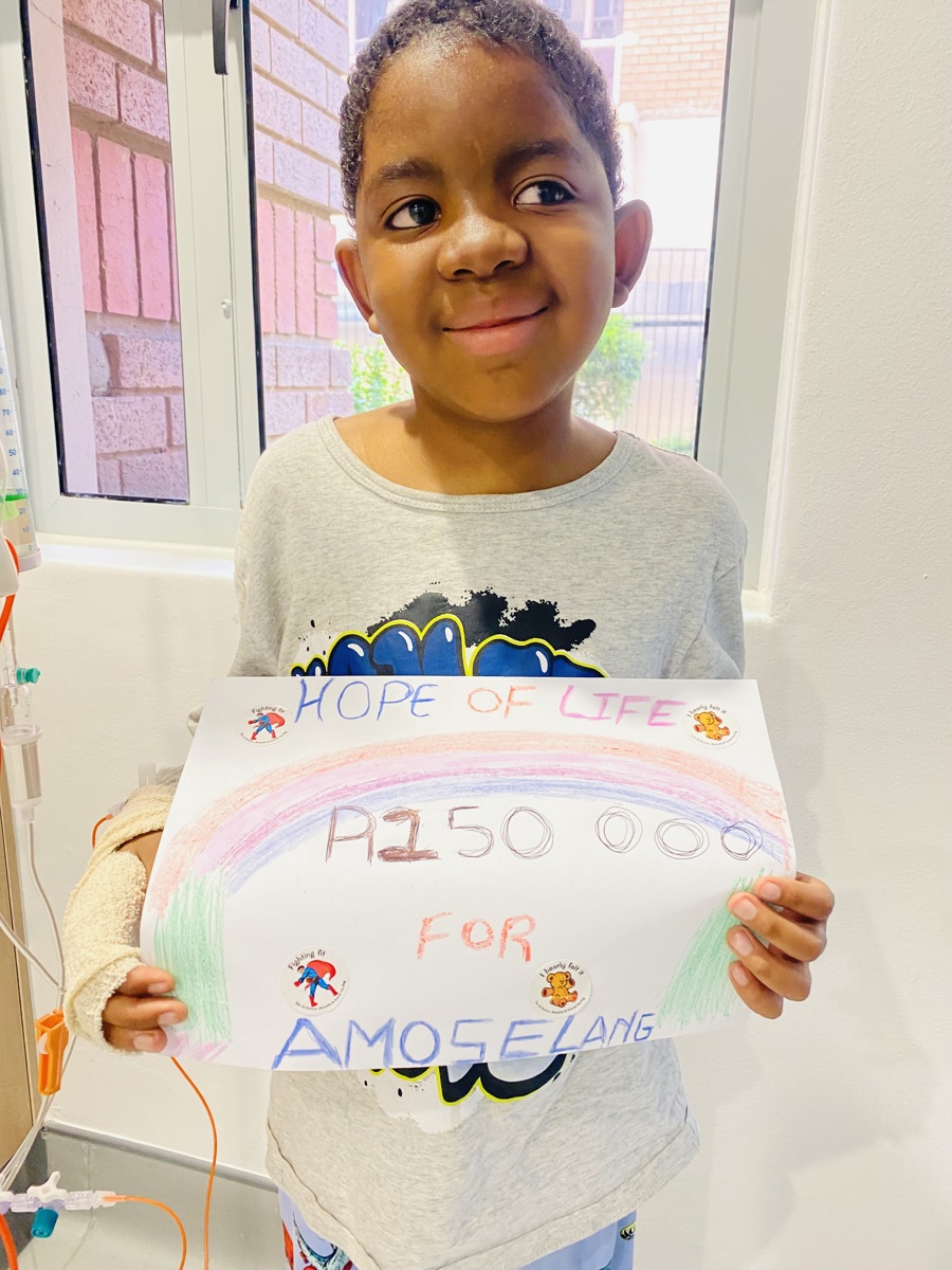 Hope of Life for Amogelang | BackaBuddy